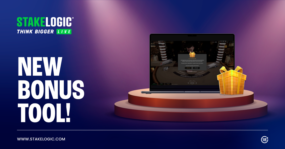 Debut of Live Casino Bonus Tool | Stakelogic Live