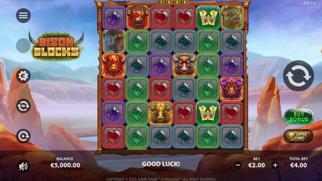 Play Bison Blocks Slot Demo by Stakelogic