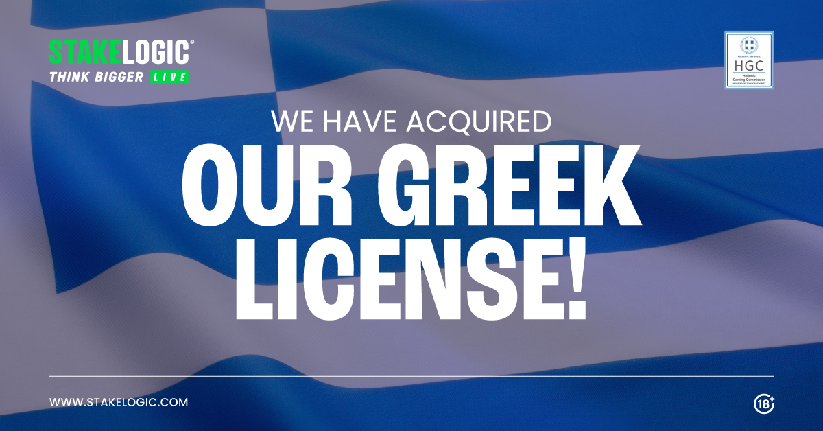 Greek License | Stakelogic Live - Think Bigger
